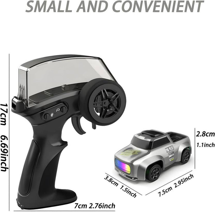 Mini RC Drift Car Shadow 1:64 Scale | Pocket-Size 4WD Desk Drift Car ...